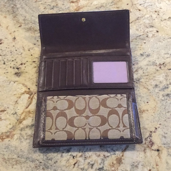 Coach | Bags | Authentic Coach Tri Fold Wallet | Poshmark